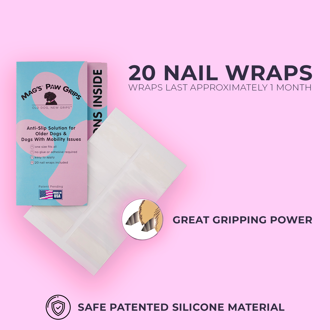 How To Apply Mag's Paw Grips